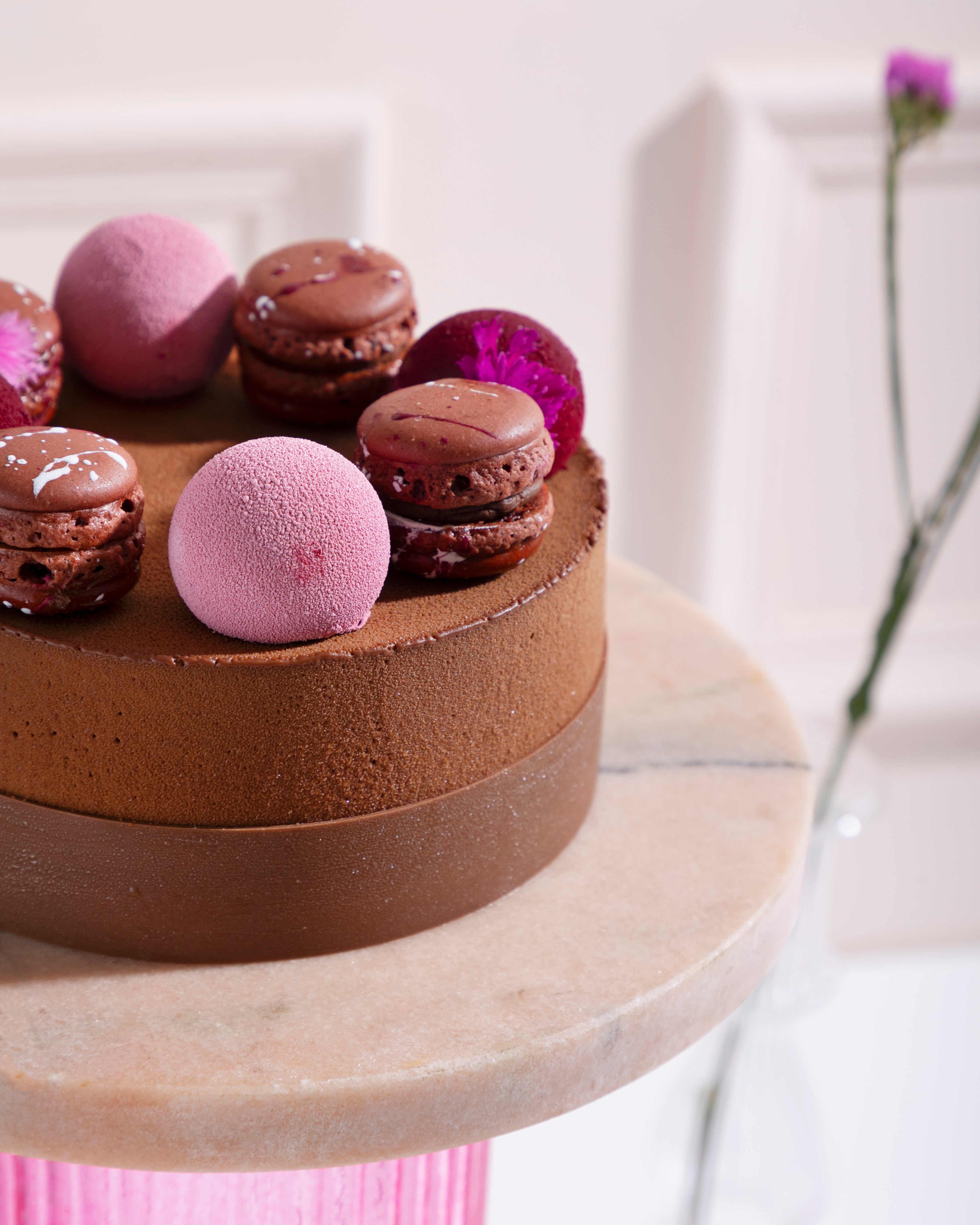 Belgian Chocolate & Salted Caramel Entremet – Ambrosia The Bakery