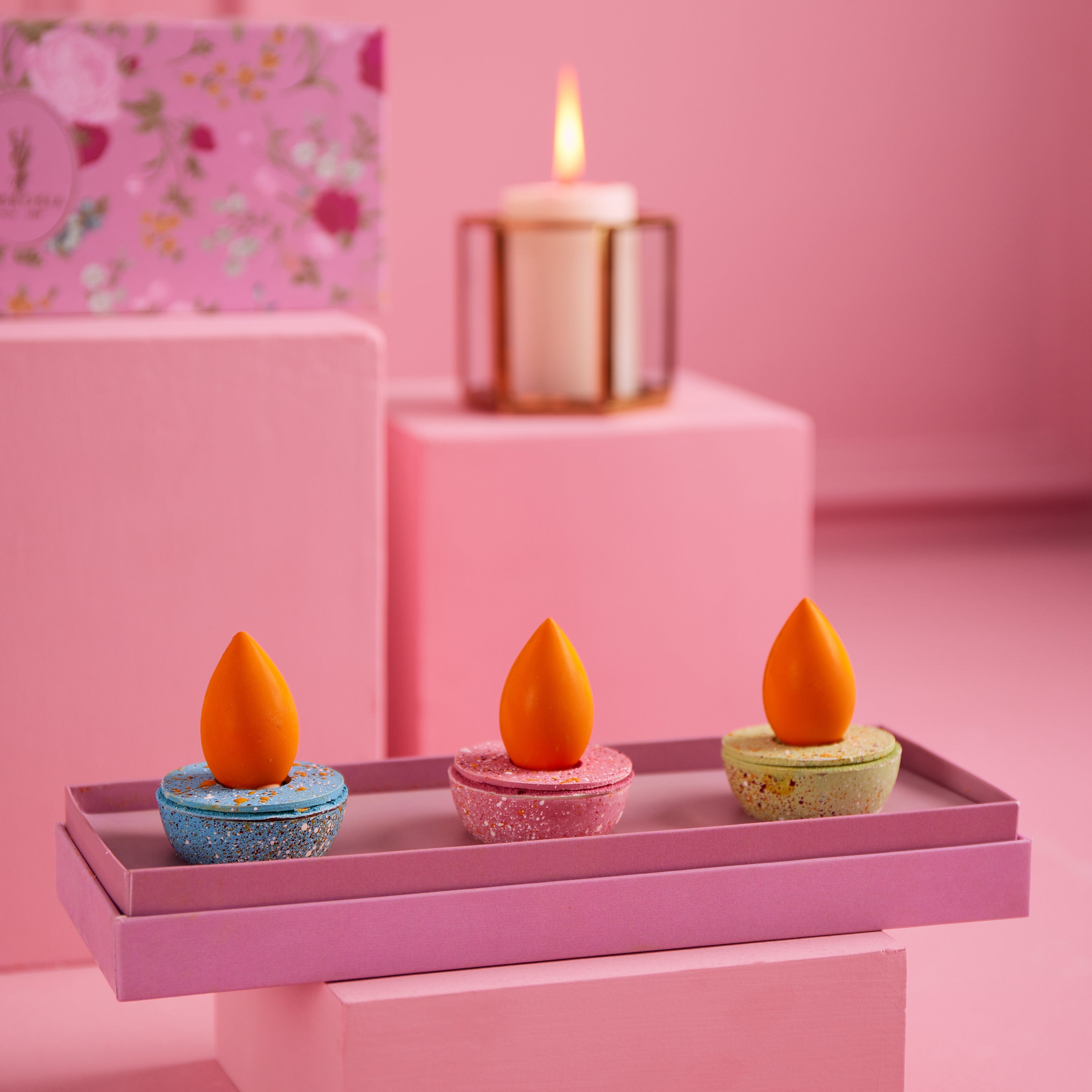 Chocolate Diya Box – Ambrosia The Bakery