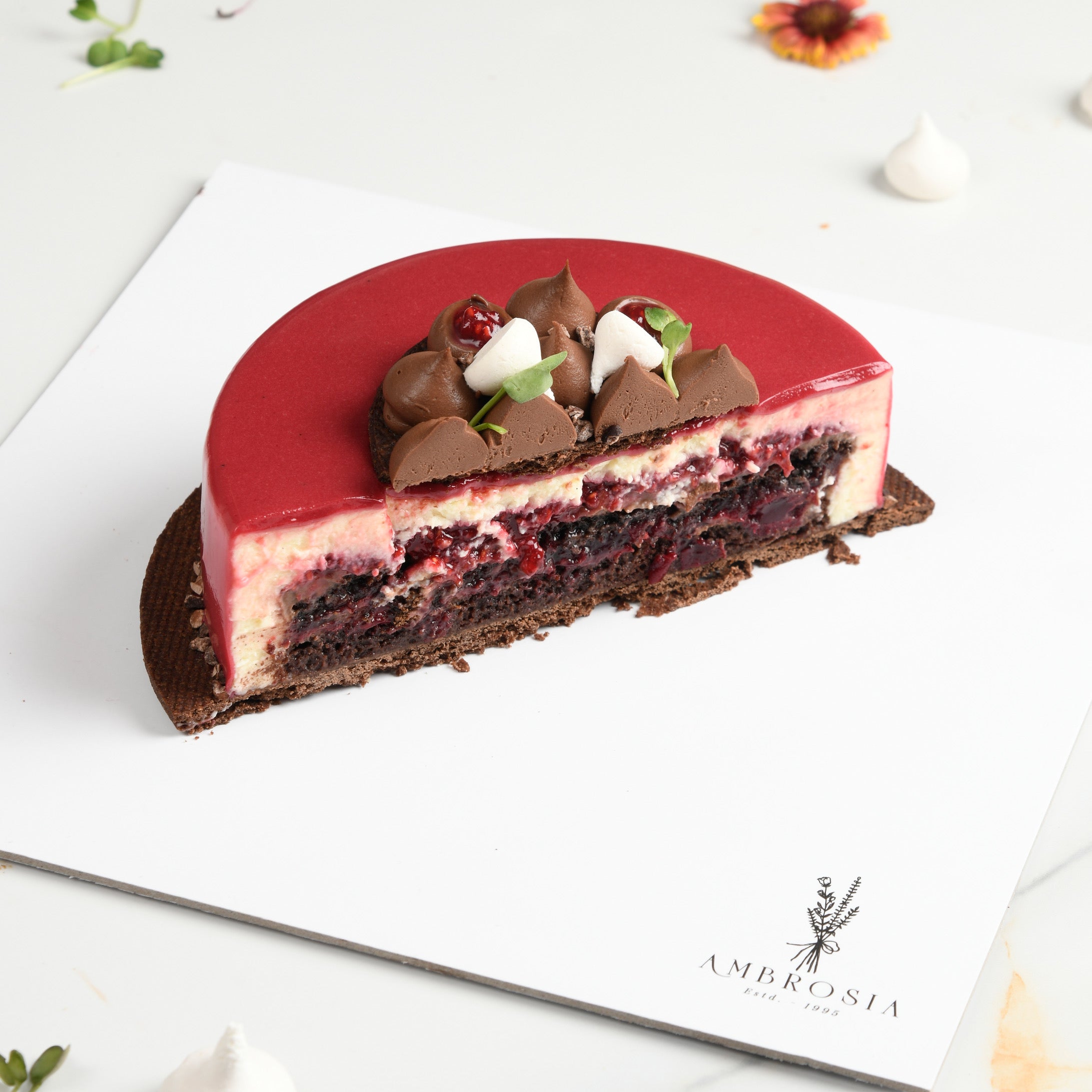 Vanilla Forest Entremet – Ambrosia The Bakery